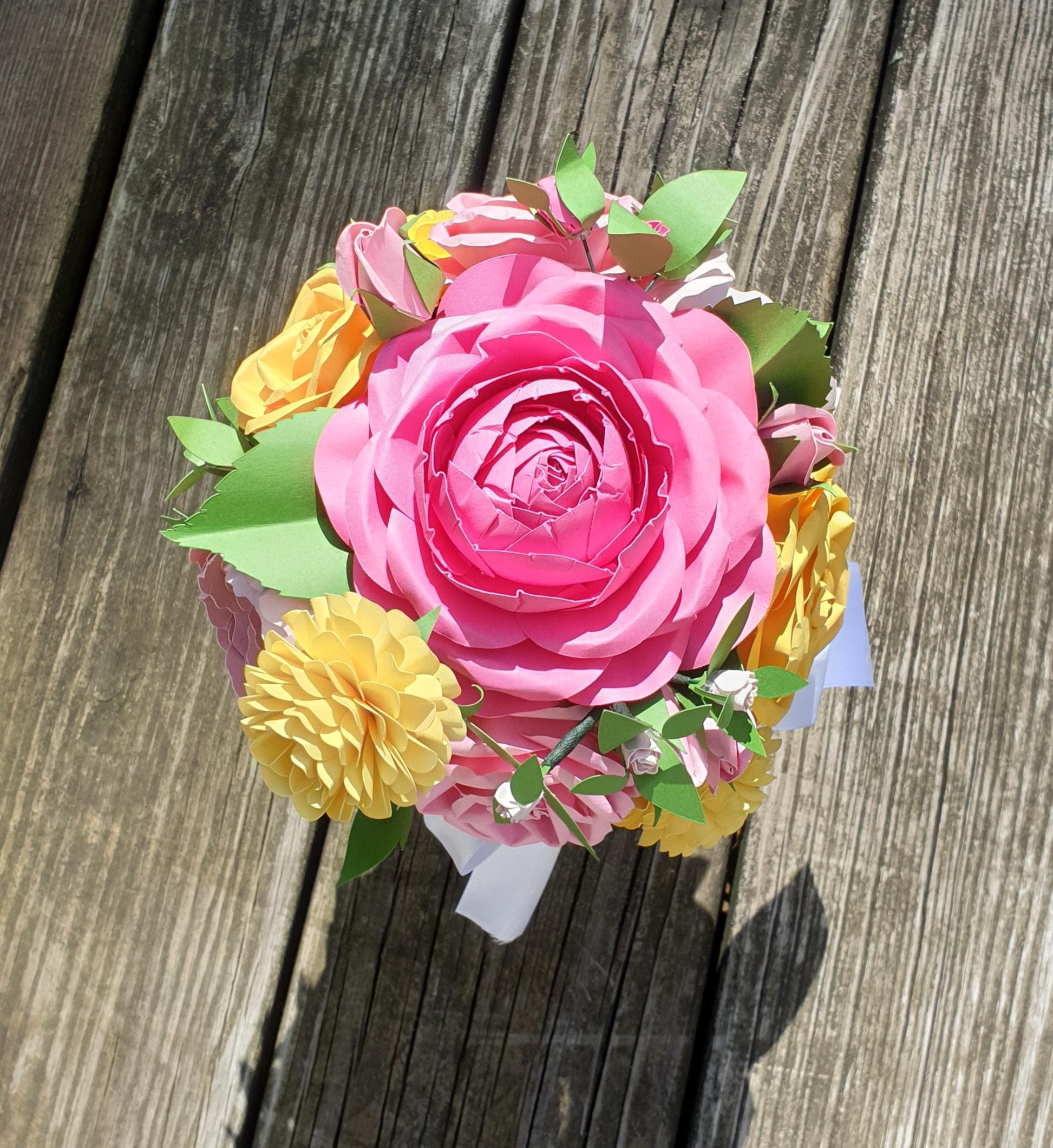 Handmade Paper Flower Bouquet or Centerpiece - Etsy