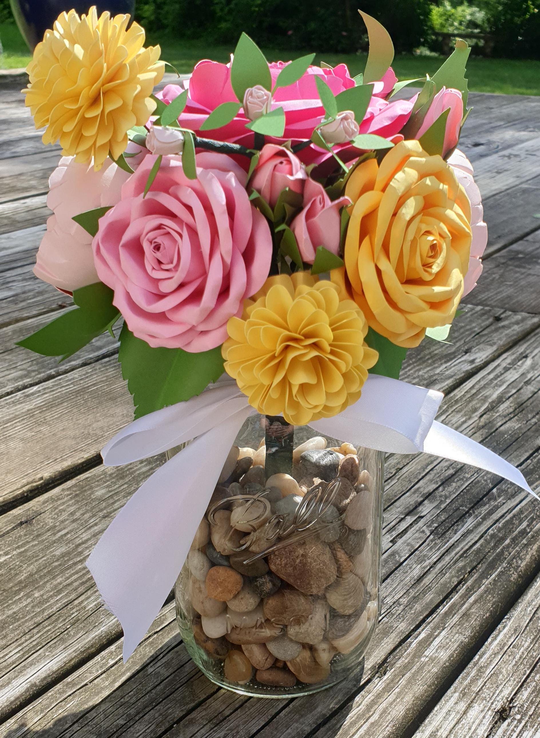 Handmade Paper Flower Bouquet or Centerpiece - Etsy