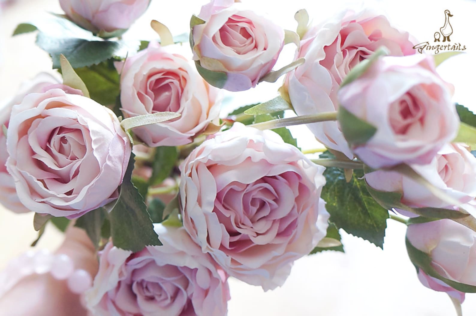 3 12 Stems Vintage Style Blush Pink Rose FB0043-01S | Etsy