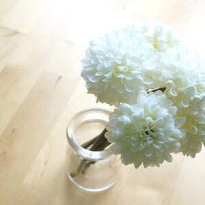 Mini Ivory Mums Bouquet (FB0064-06) | Artificial Flower – Flower ...