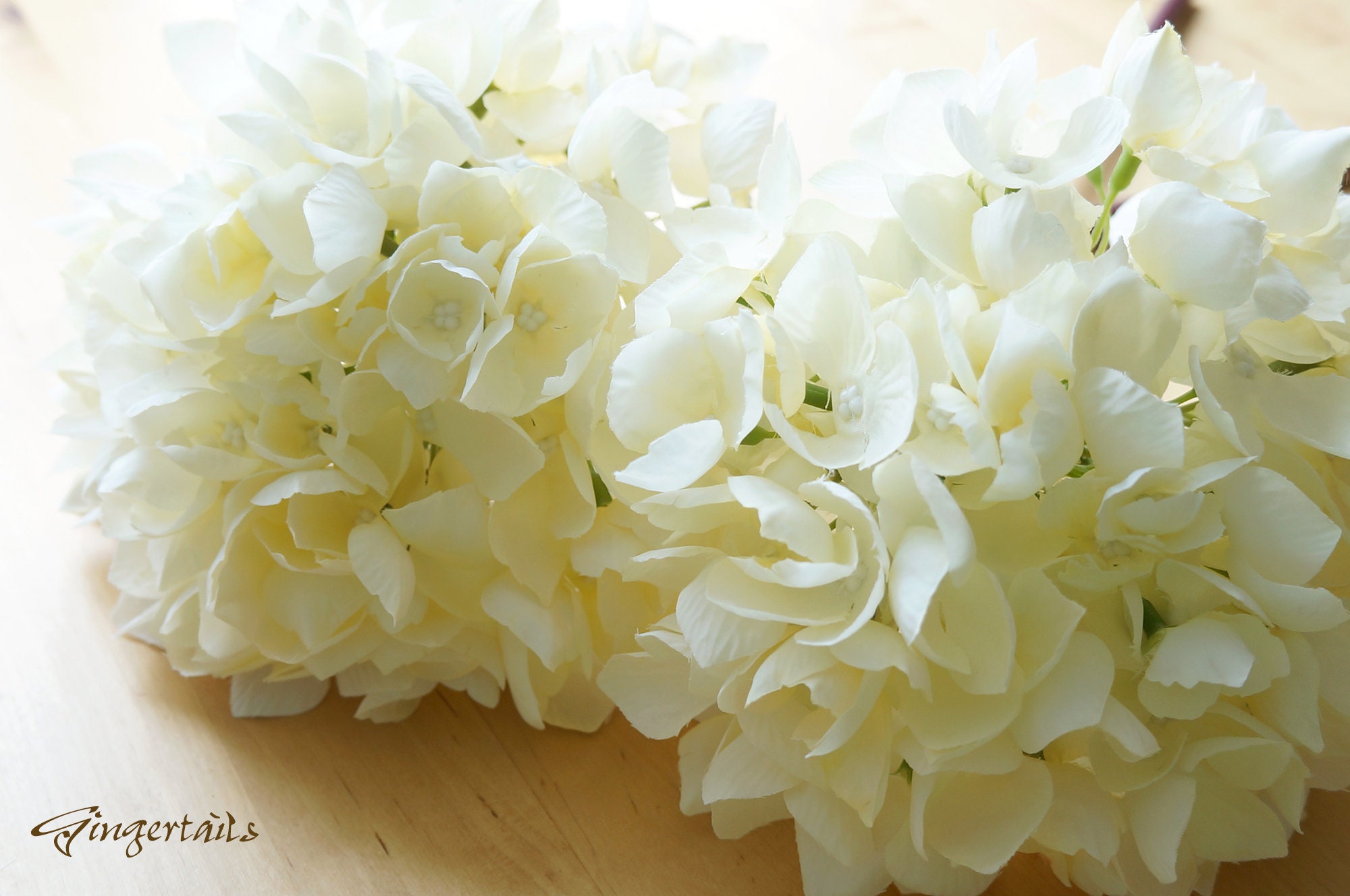 Vintage Style Pastel Yellow Hydrangea FB0046-03 Silk - Etsy