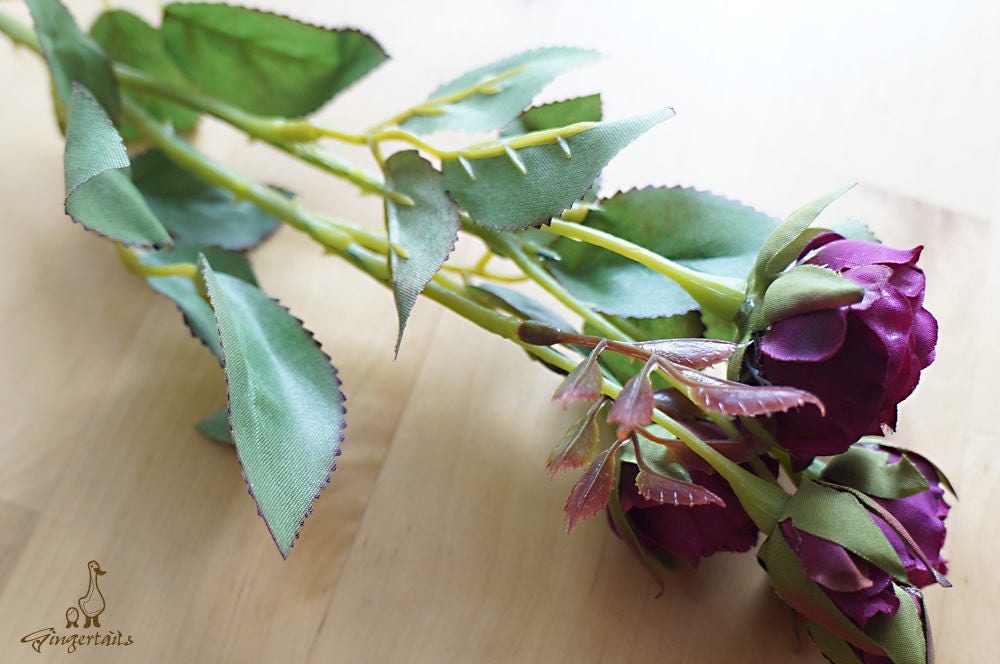 Mini Purple Spray Rose FB0065-06 Artificial Flower | Etsy