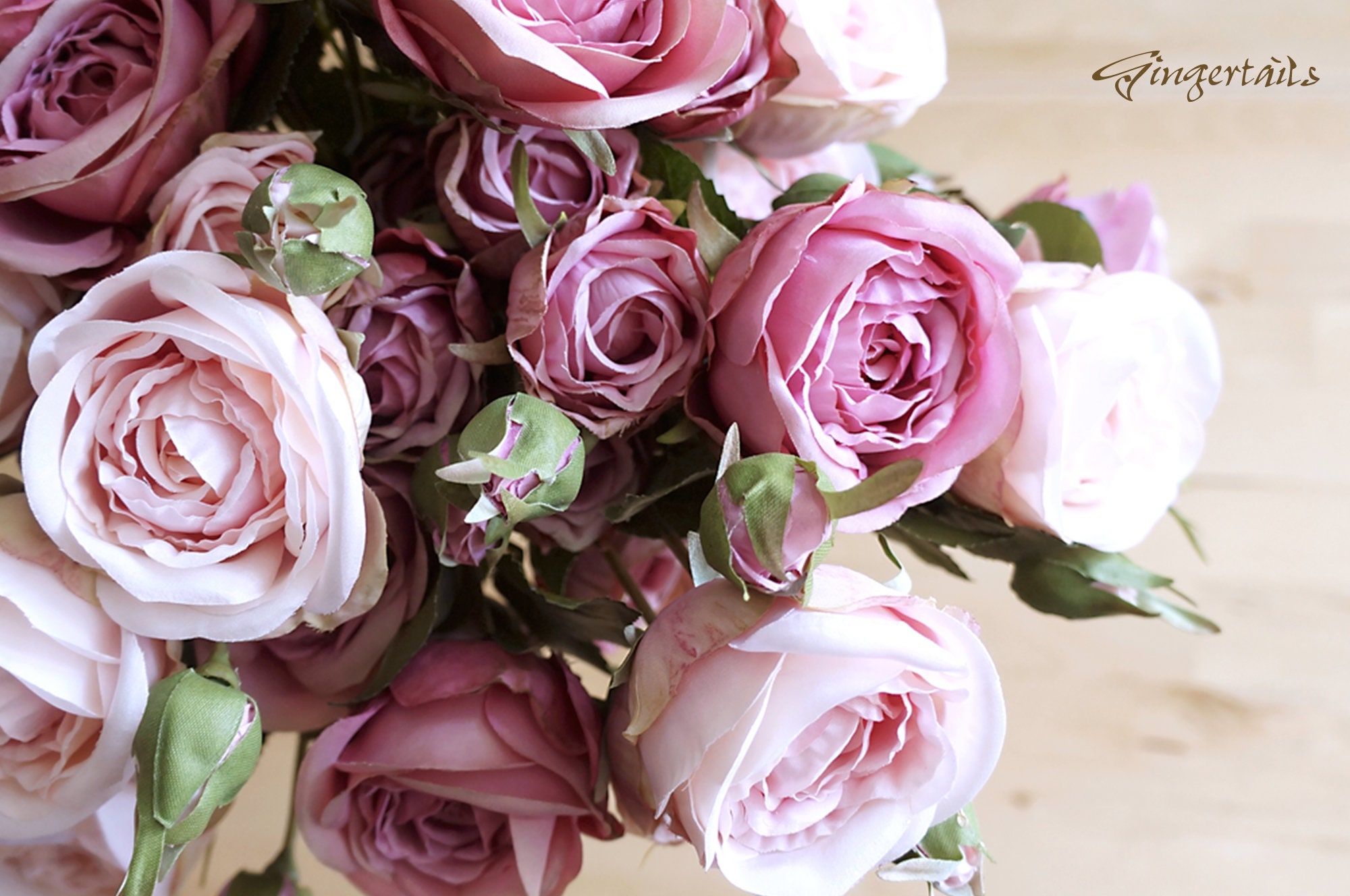 Pale Blush Pink Rose FB0045-02 Silk Flower Artificial | Etsy