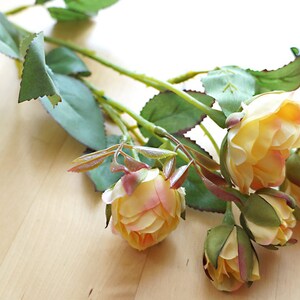 3 - 12 Stems Mini Butter Yellow Spray Rose (FB0065-02S) | Artificial ...