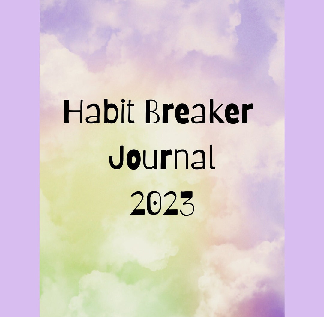 Habit Breaker Daily Tracker, Journal Self Care Digital Journal ...