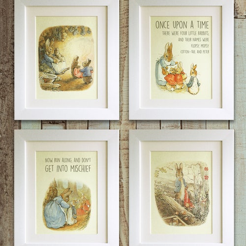 Beatrix Potter Set of Prints | Etsy