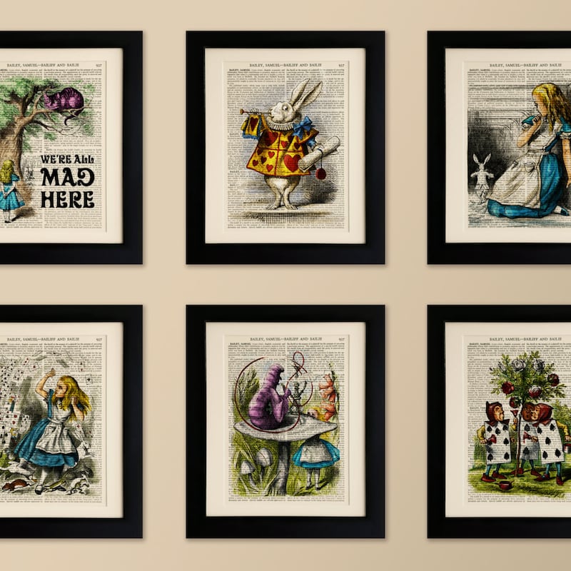 Alice Wonderland Art - Etsy