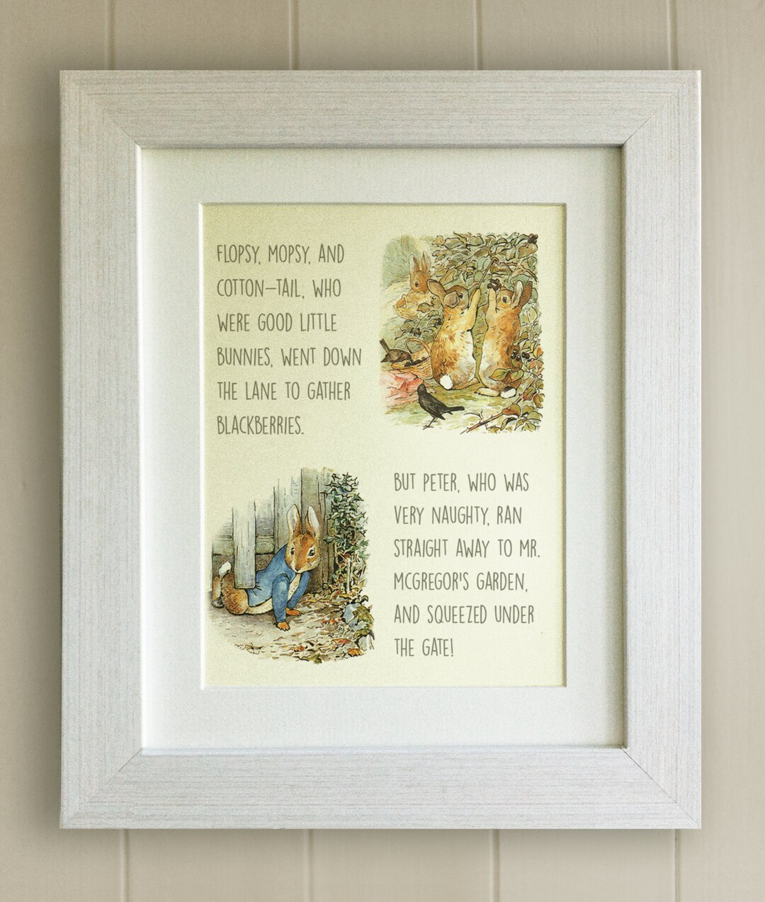 BEATRIX POTTER Peter Rabbit Quote Print, New Baby/birth, Nursery ...