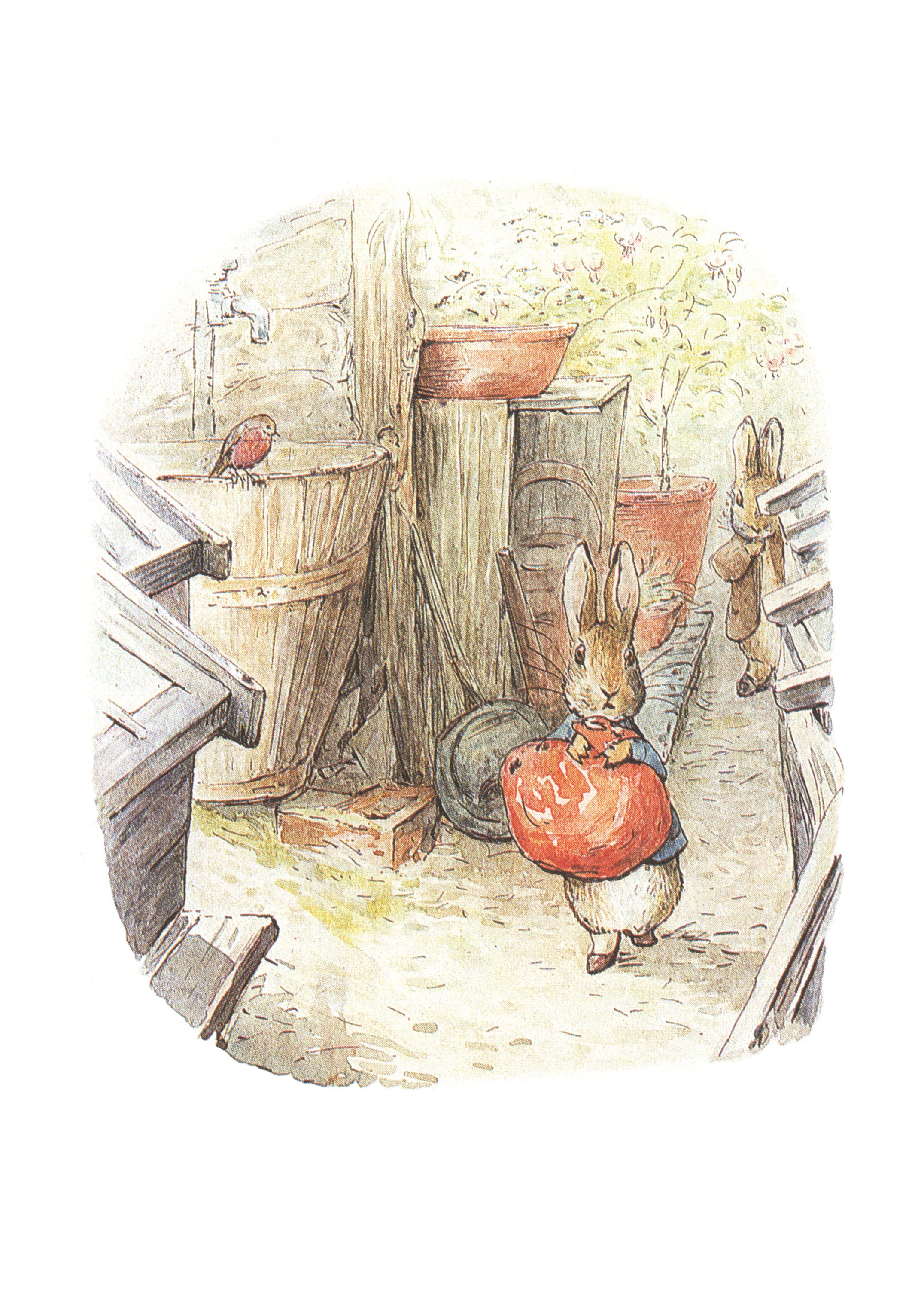 SET OF 4 Beatrix Potter Peter Rabbit Prints 5x7 | Etsy