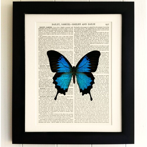 ART PRINT on Old Antique Book Page Alice Quote Vintage Wall - Etsy