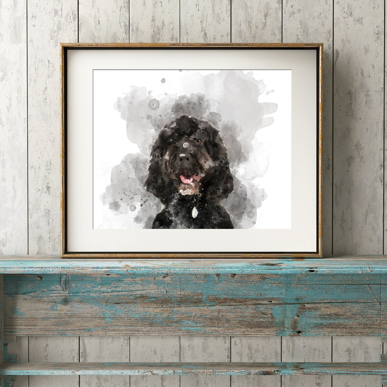Cockapoo Dog Wall Art, Watercolour Print, Illustration, A4, *UNFRAMED ...