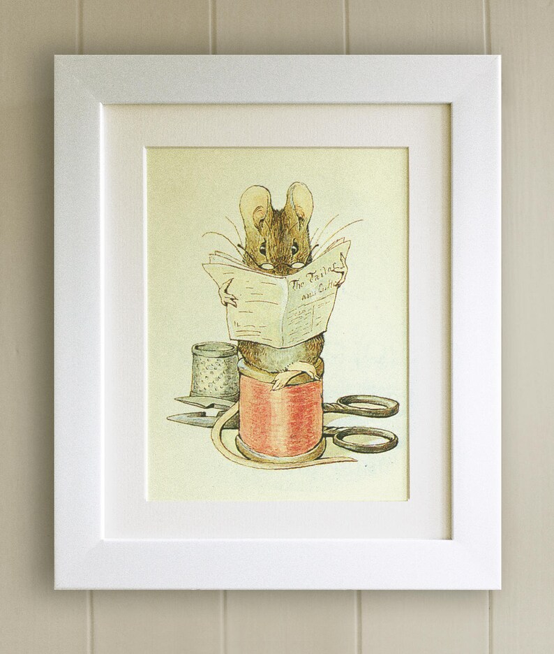 SET OF 4 Beatrix Potter Prints UNFRAMED Birth Christening - Etsy