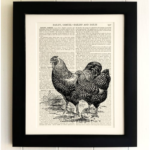 ART PRINT on Old Antique Book Page Alice in Wonderland - Etsy