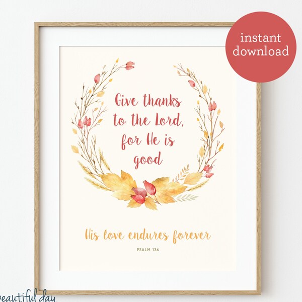 Psalm 136 - Etsy