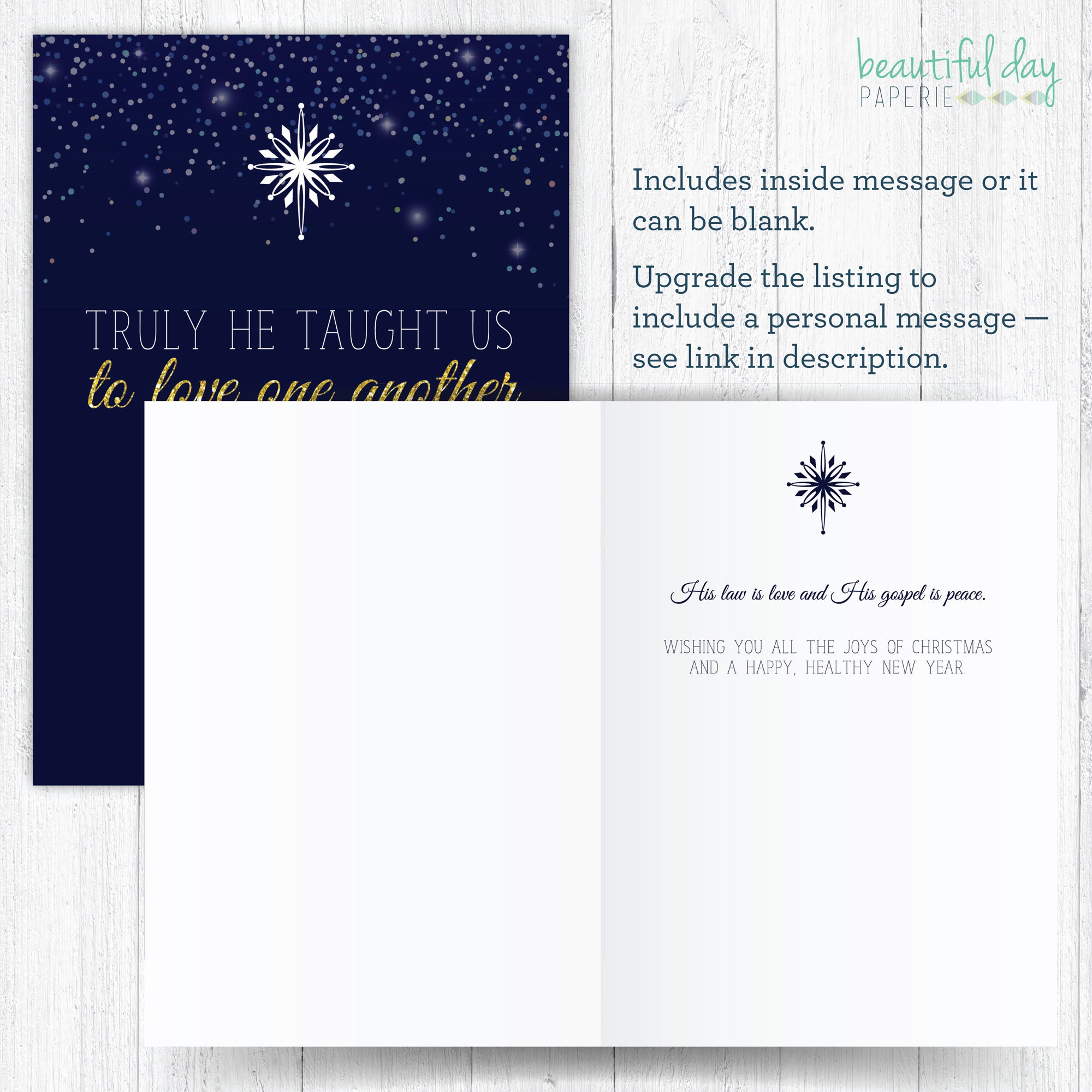 Catholic Christmas Cards SET OF 10 Christian Christmas Card, Catholic ...