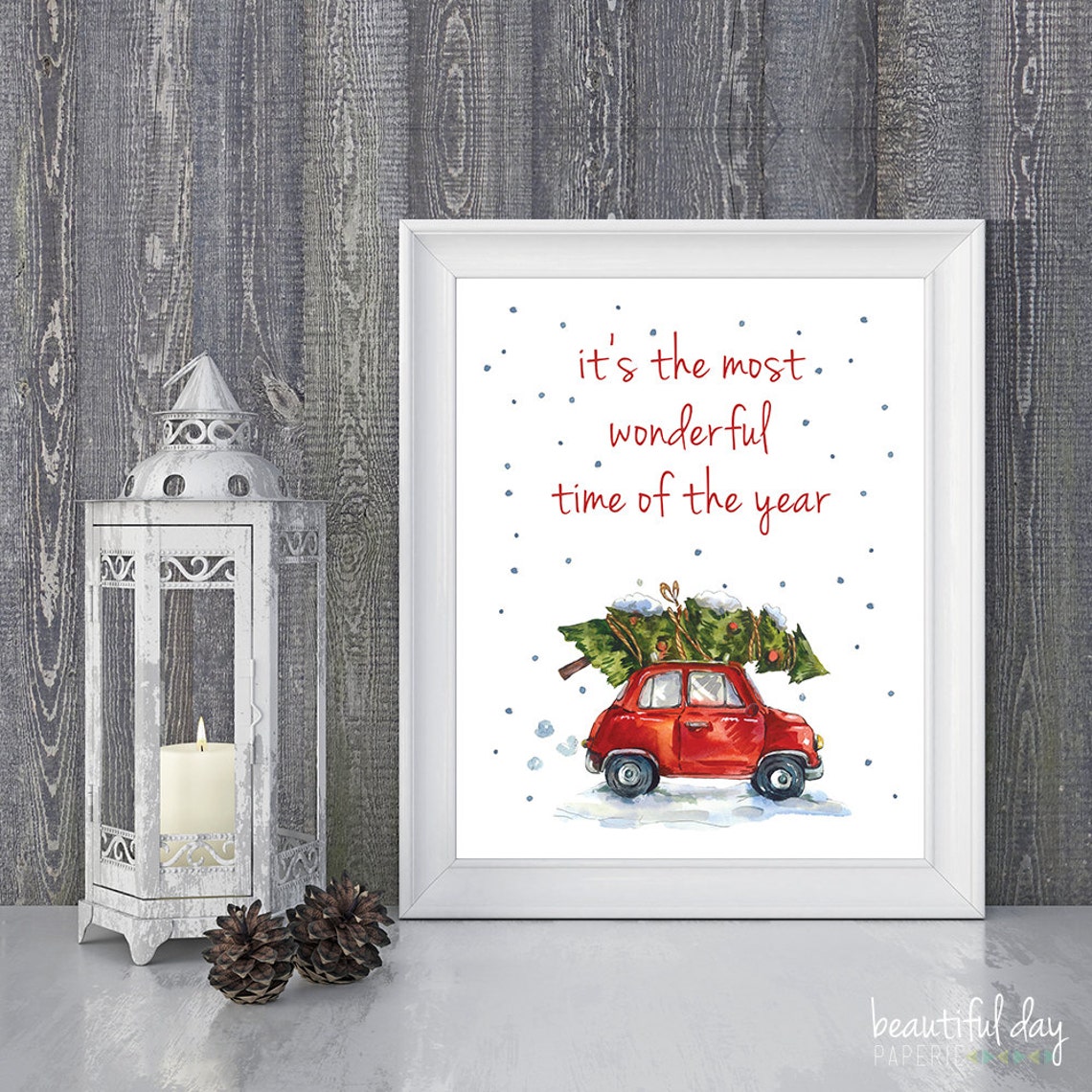 It's the Most Wonderful Time of the Year Christmas Tree - Etsy