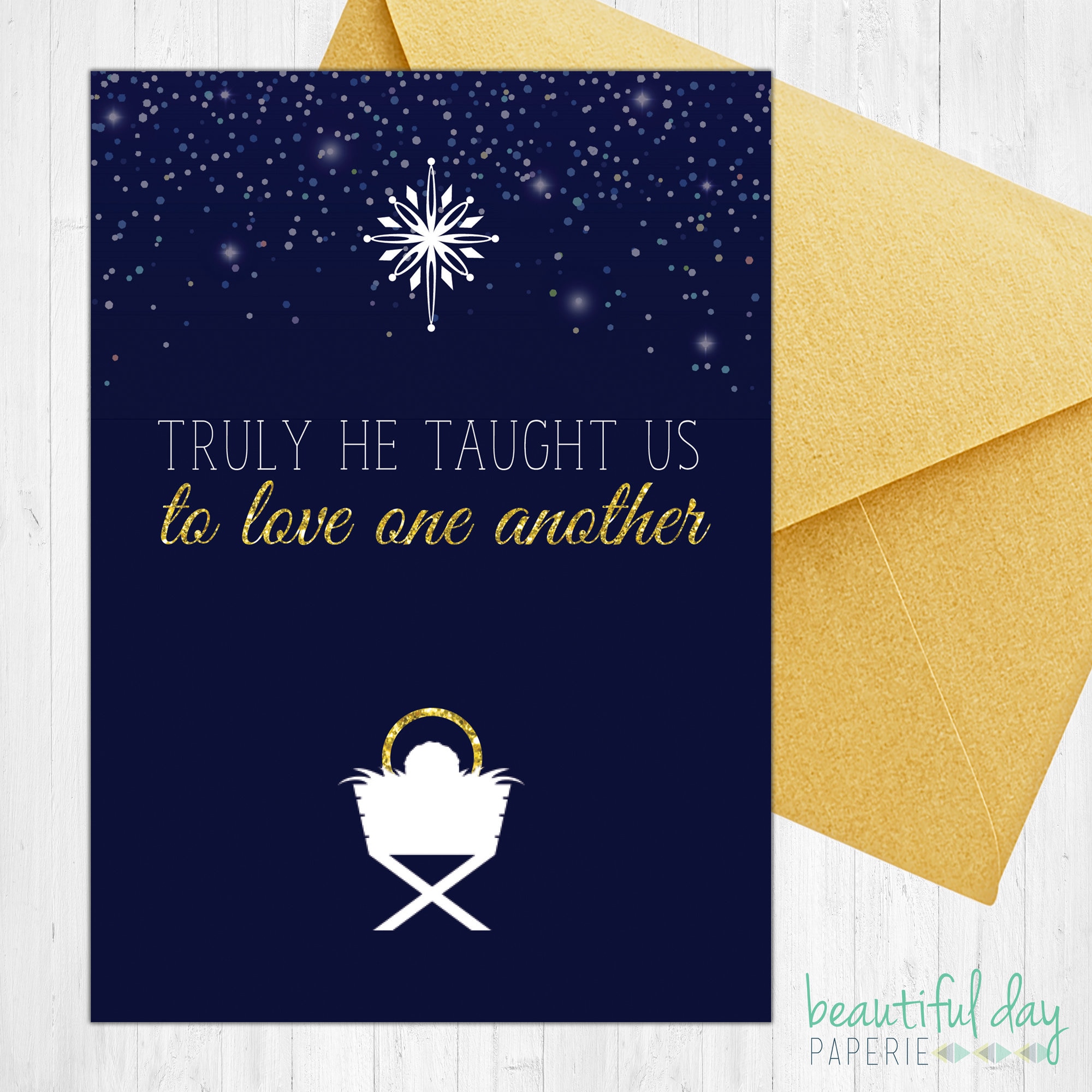 Catholic Christmas Cards SET OF 10 Christian Christmas Card, Catholic ...