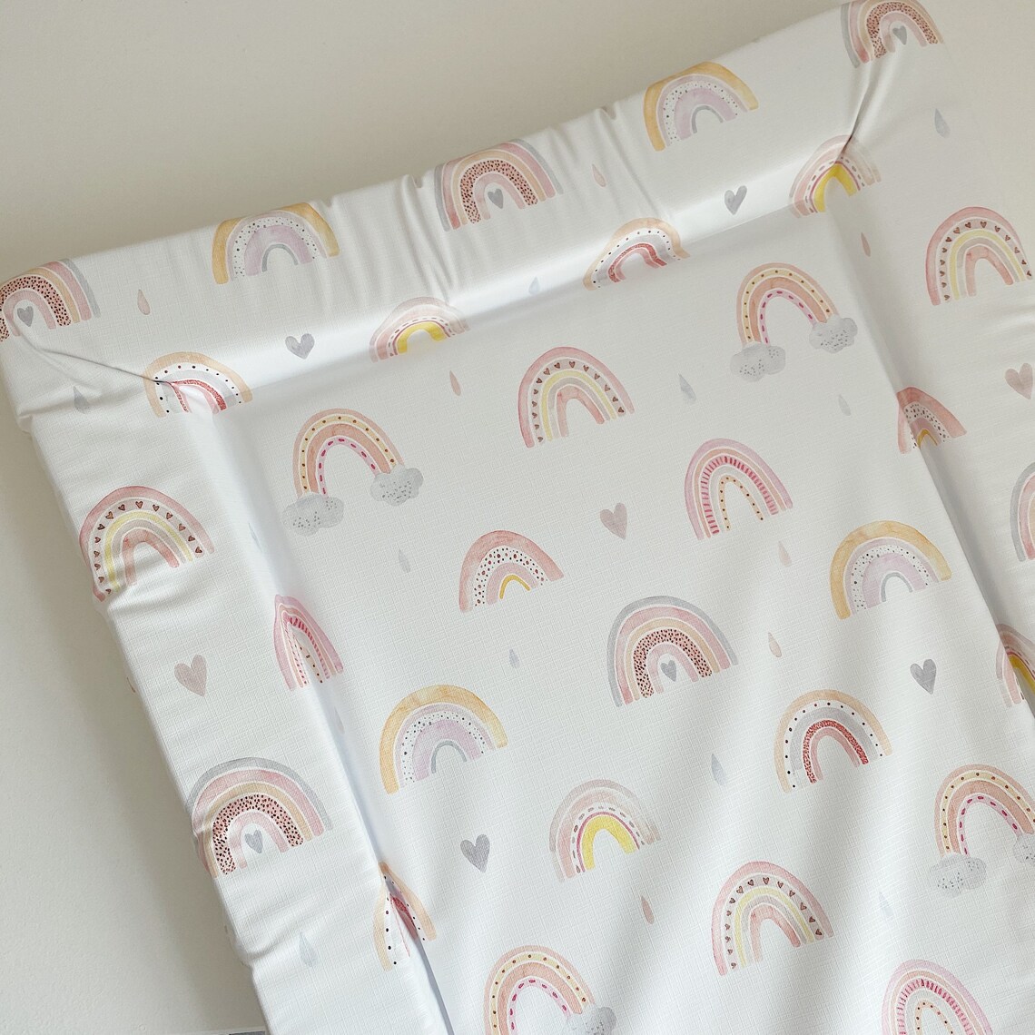 Rainbow Baby Changing Mat // Flat Changing Pad // Baby Girl - Etsy UK