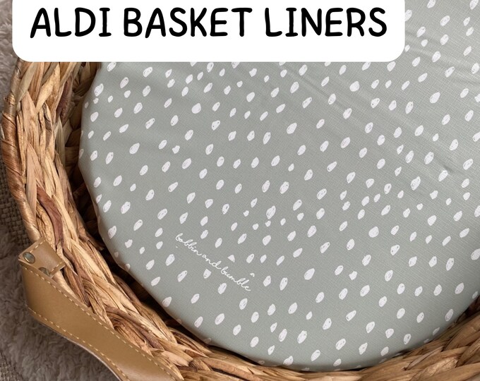 ALDI Baby Basket Liner // Waterproof and Wipeable Baby - Etsy UK
