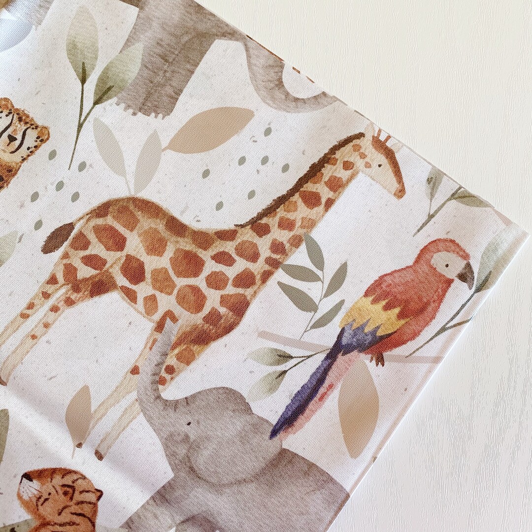 Large Baby Splash Mat // Messy Mat Underneath Highchair // Jungle ...
