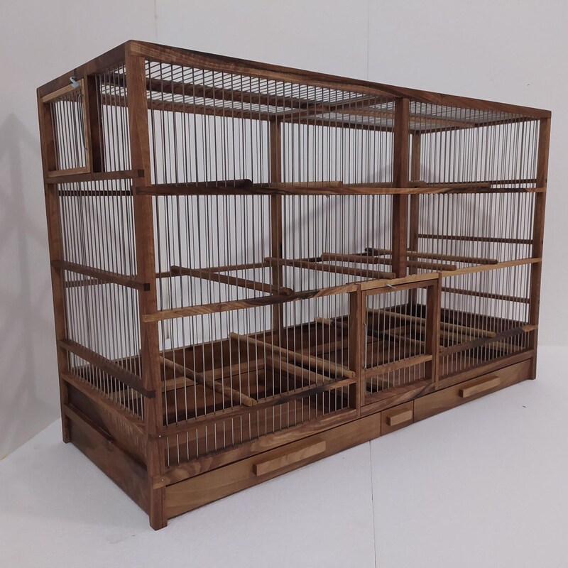 Wooden Bird Cage - Etsy