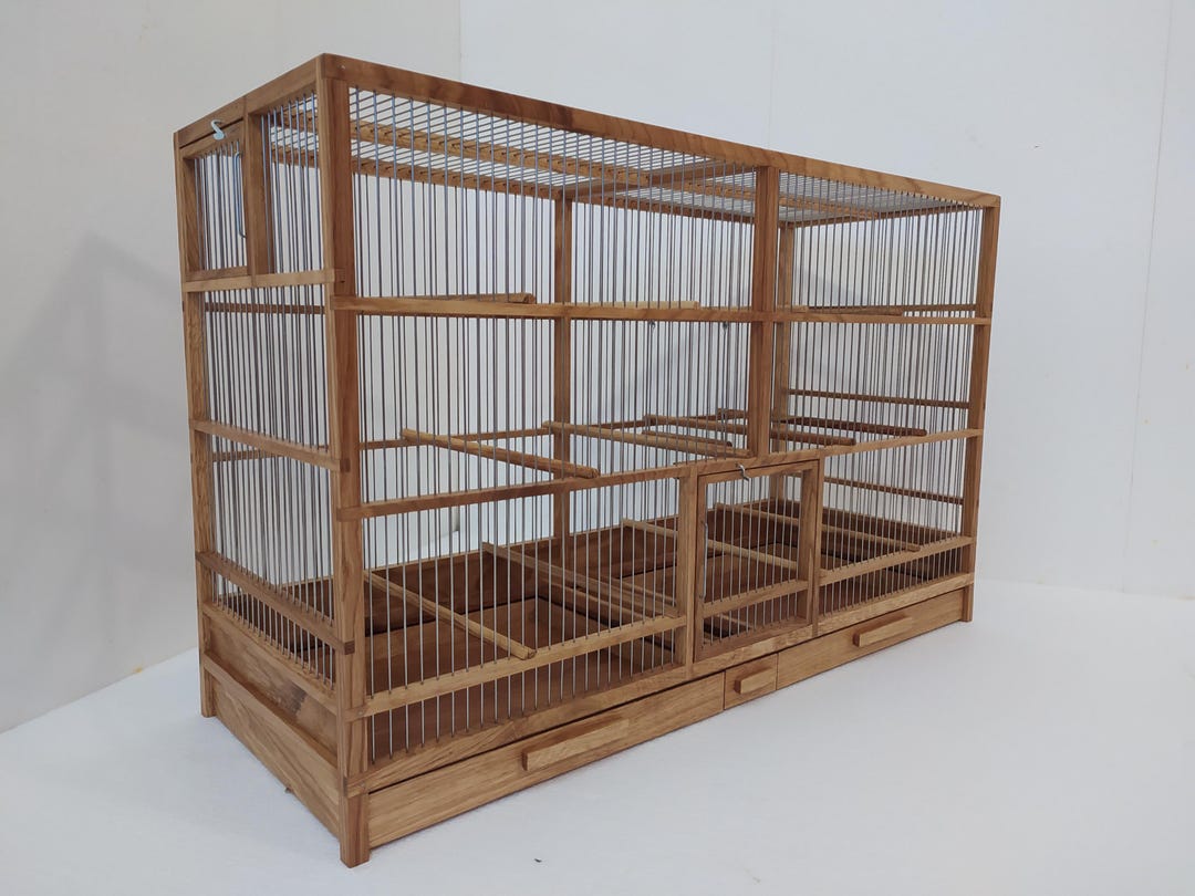Handmade Wooden Bird Cage - Etsy