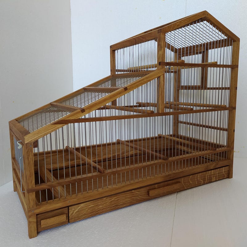 Wooden Bird Cage - Etsy