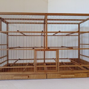 Handmade Wooden Bird Cage - Etsy