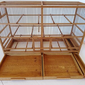 Handmade Wooden Bird Cage - Etsy