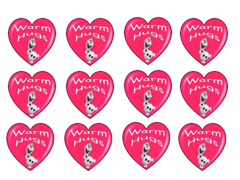 Warm Hugs Label Downloadable Pdf File - Etsy