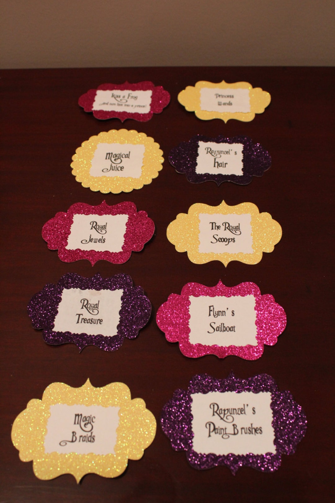 Tangled Dessert Table/candy Table Tags - Etsy