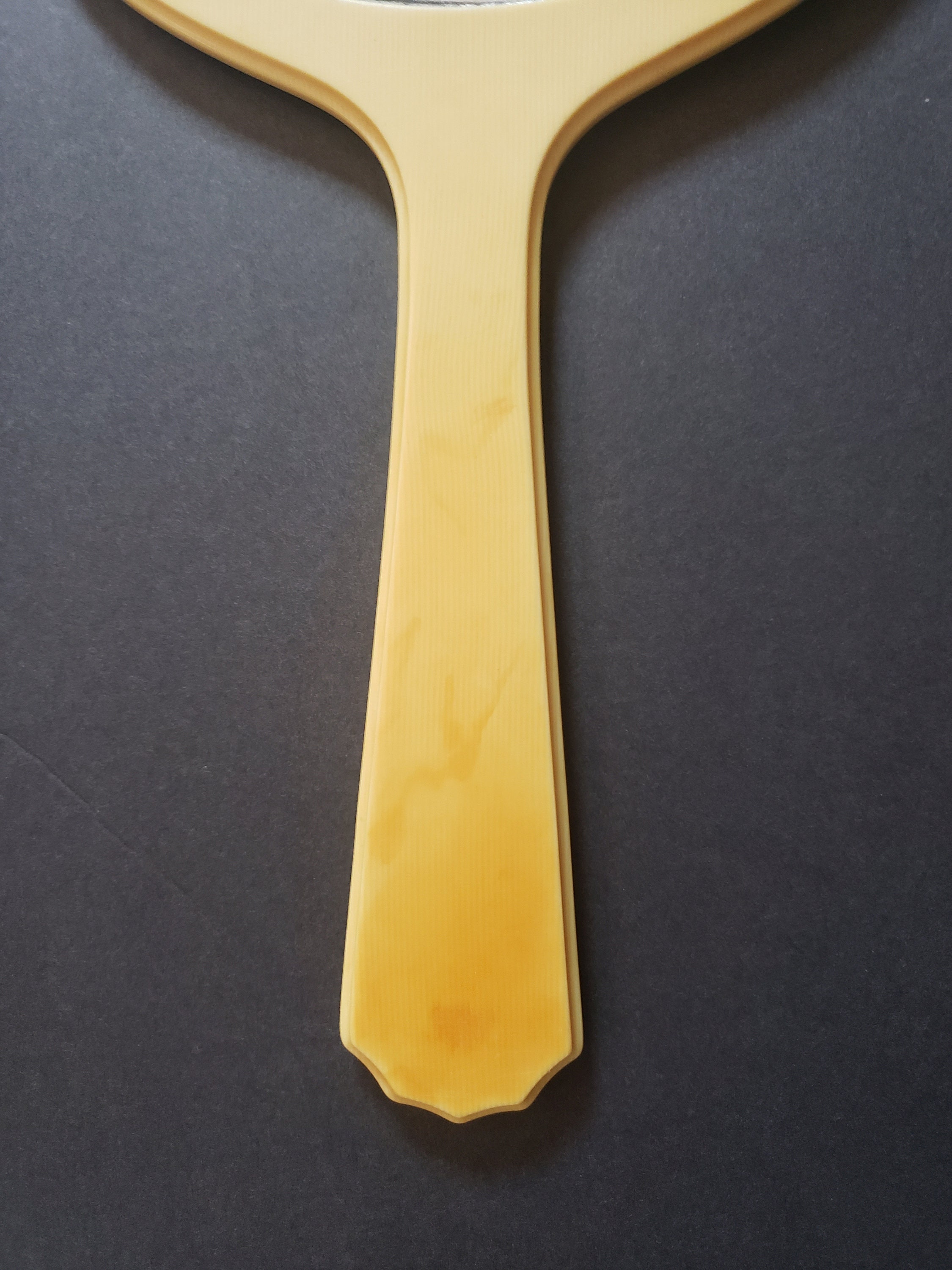 Antique Pyralin Bakelite Large Hand Beveled Mirror, 1900 to 1930's ...