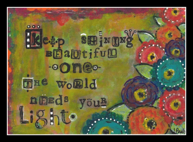 Keep Shining Your Light Be the Light Bright Soul Bright - Etsy