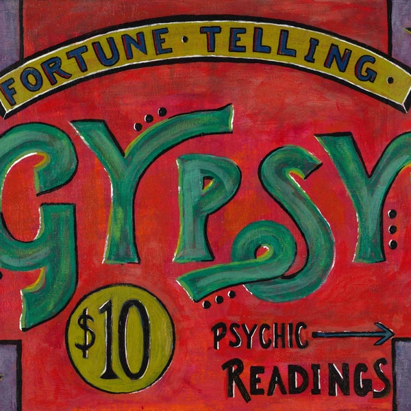 Gypsy Print - Etsy