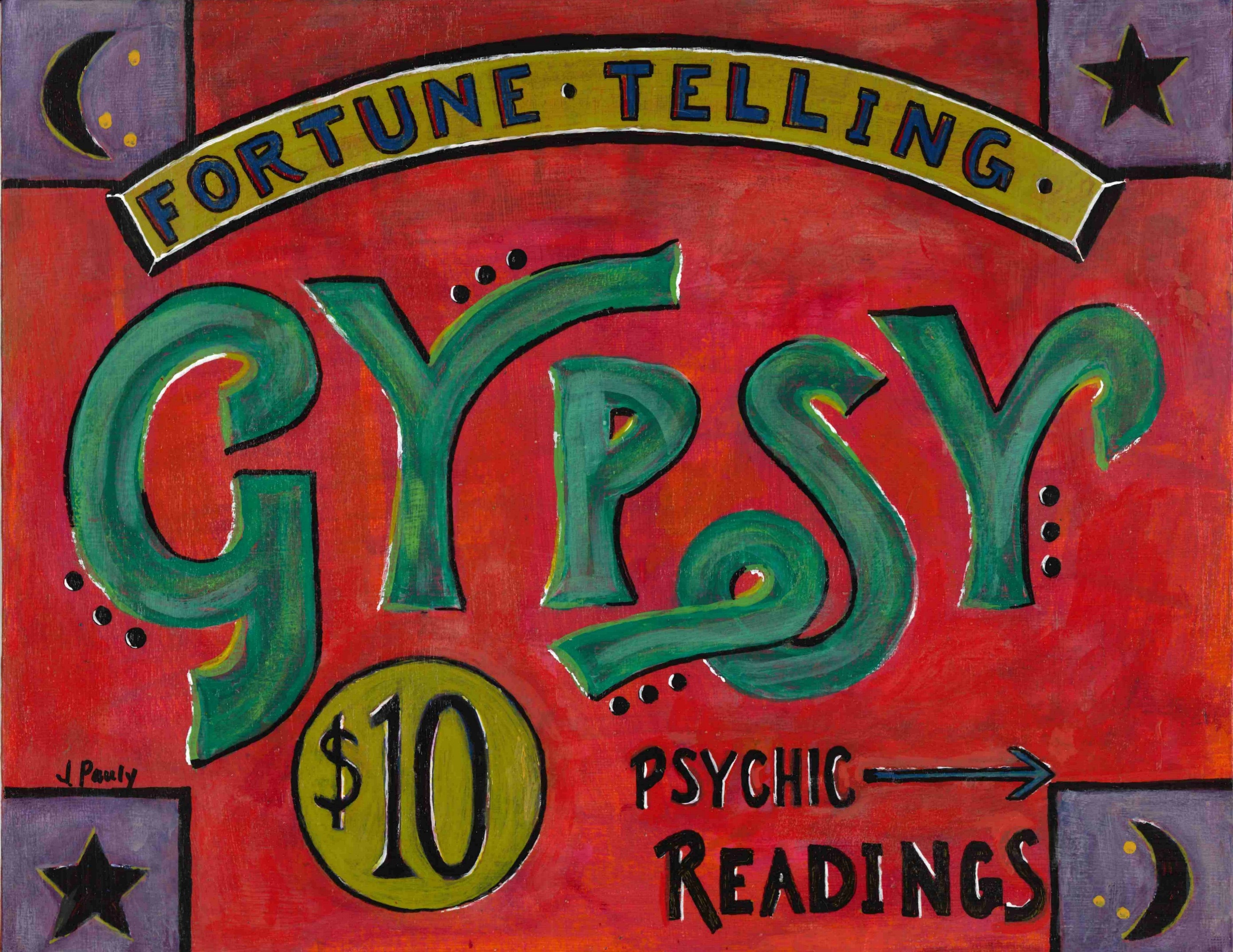 gypsy wall art gypsy print psychic art fortune telling | Etsy