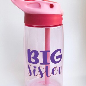 New Big Sister Gift, New Baby Sibling, Big Sister Water Bottle, Big Sis ...