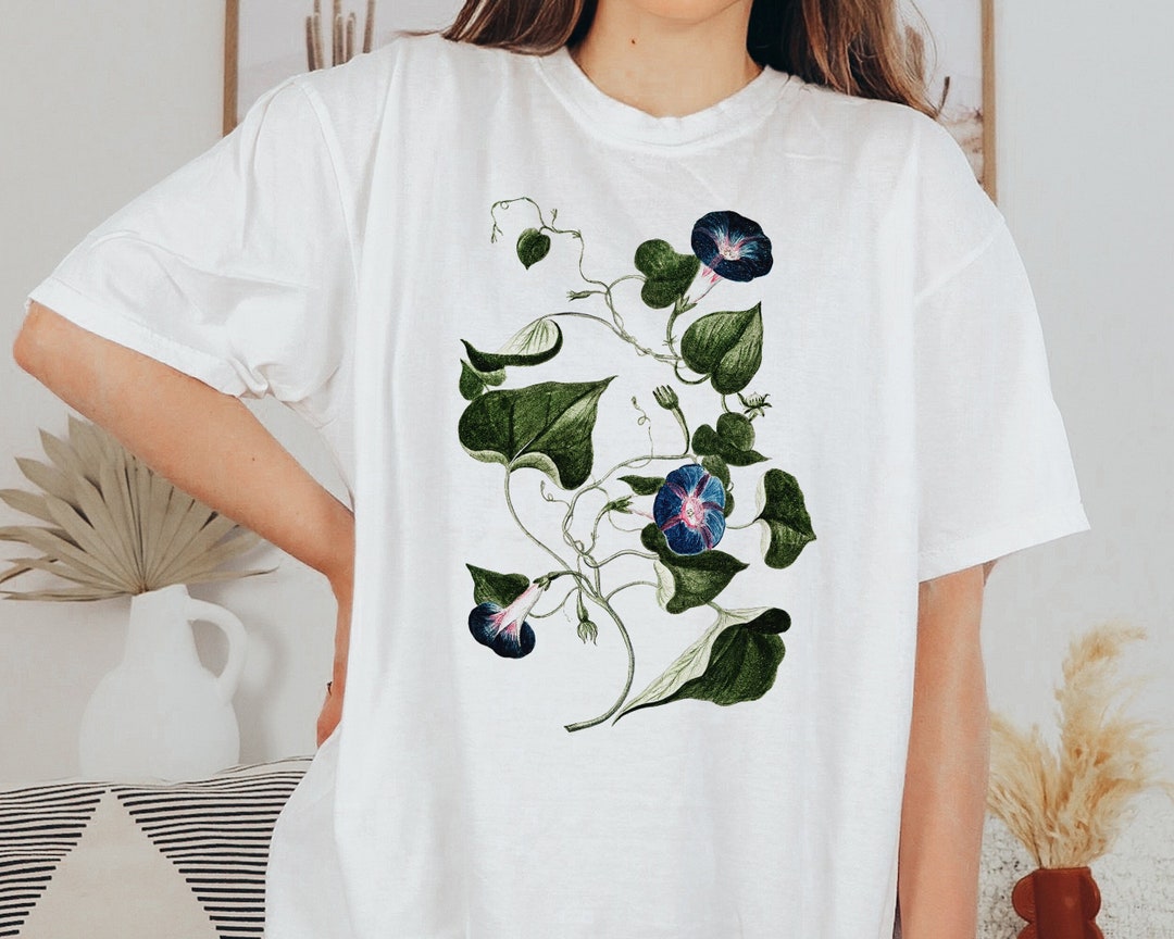 Birth Flower Shirt-september Morning Glory Birth Month Flower Gift ...