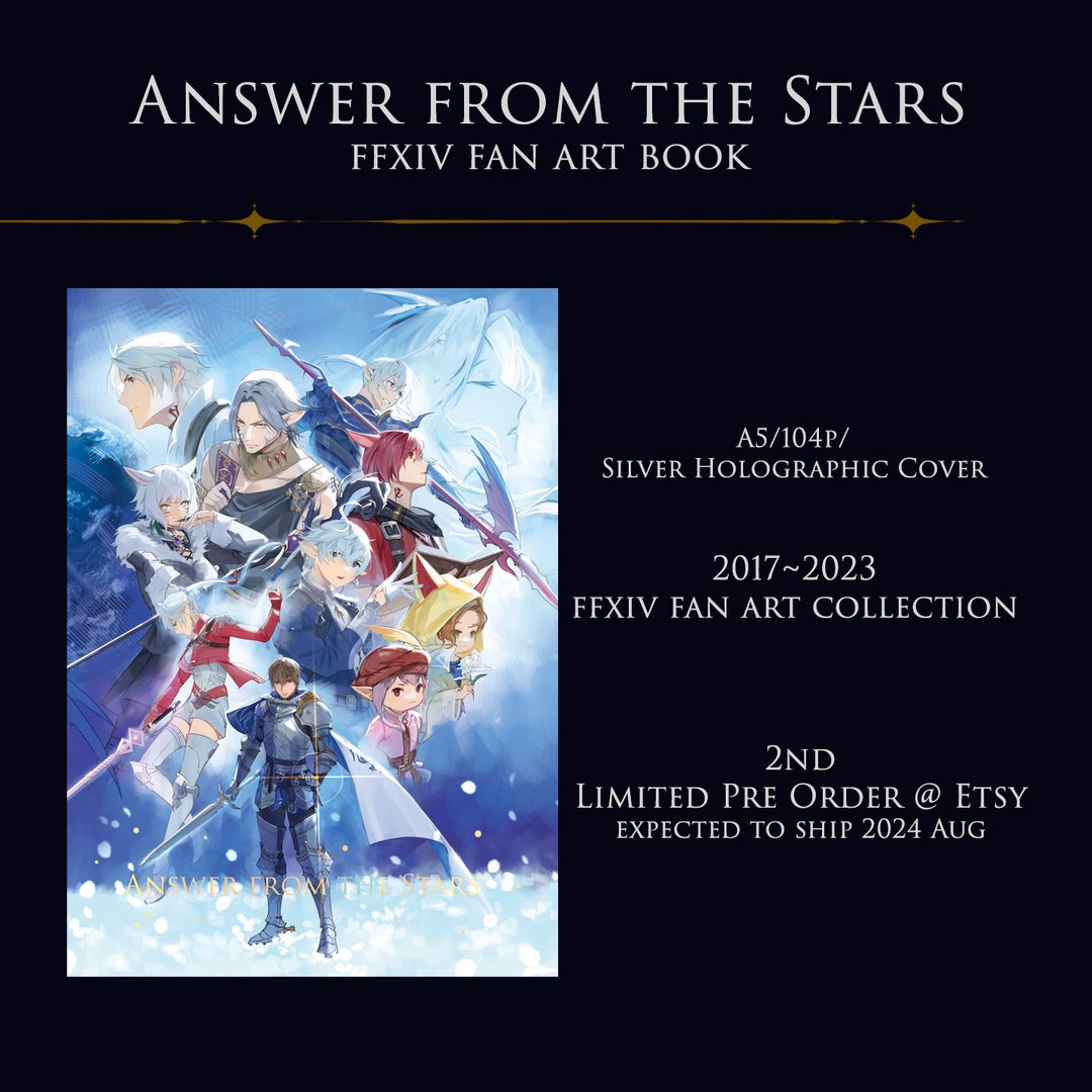 Answer From the Stars: FFXIV Fan Art Book - Etsy
