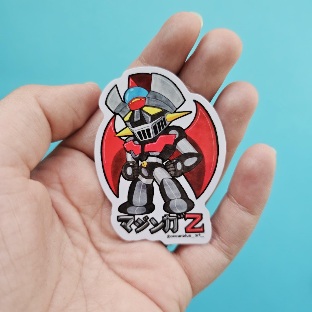 Mecha Anime Vinyl Stickers Set of 3 for Water Bottles, Laptops ...
