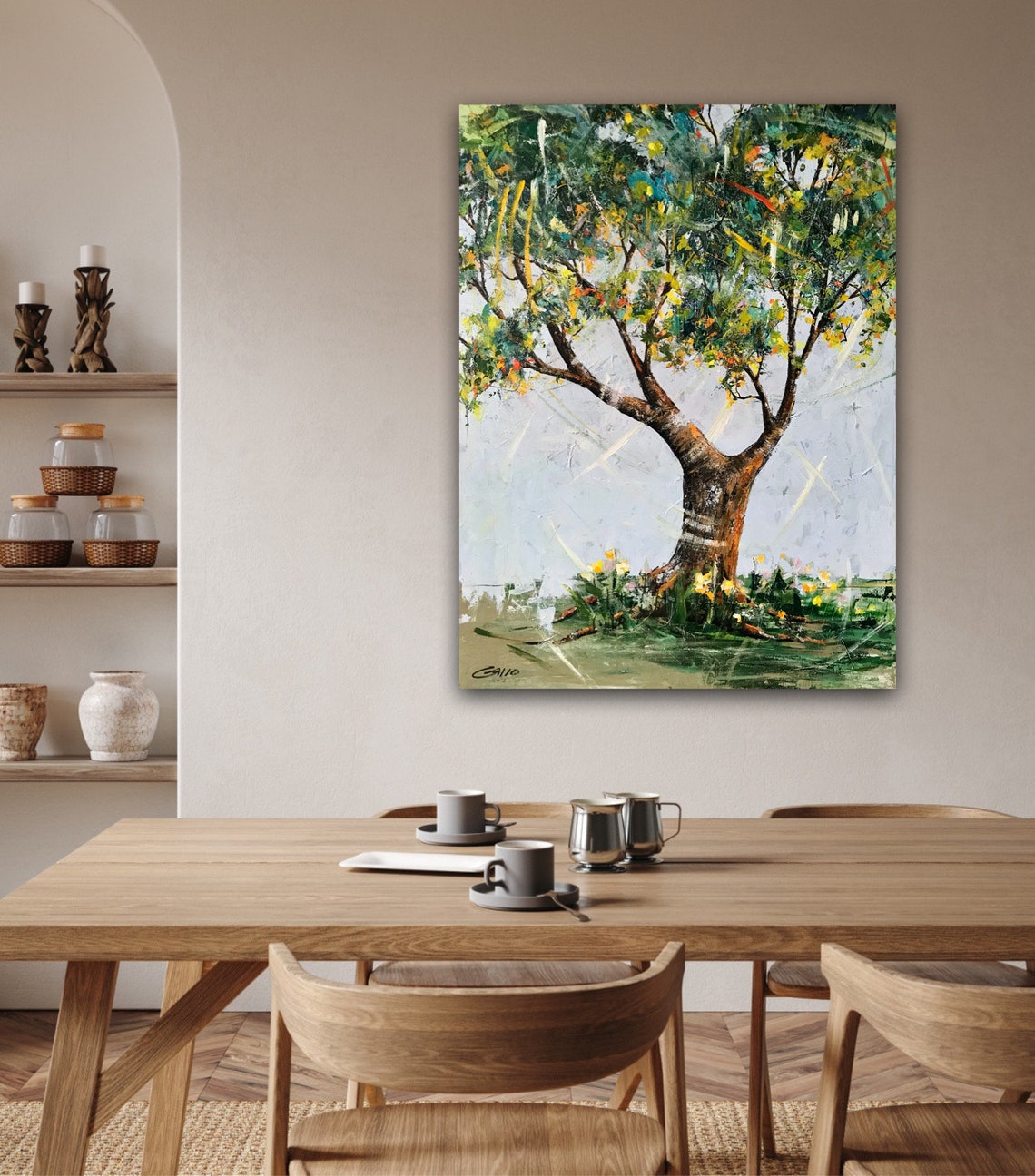 Abundance, Abstract Tree, 30 X 40, Wall Art, Original Work, GALLO ...