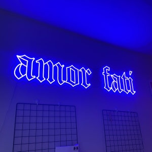 Old English Neon Sign Neon Light Sign for Wall Custom Neon - Etsy