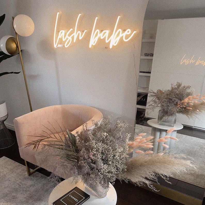 Salon Neon Sign Esthetician Decor Esthetician Neon Sign - Etsy