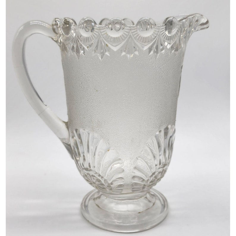 Vintage EAPG Westmoreland Shell and Jewel Clear Glass 42oz Victor ...