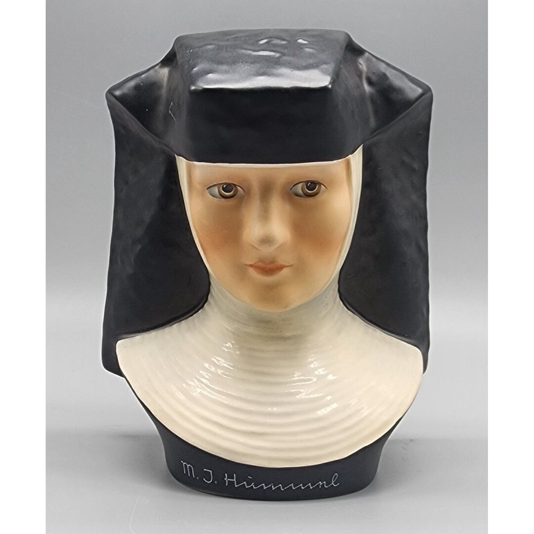 Vintage 1978 Goebel West Germany Collectible MJ Hummel Ceramic Nun Bust ...