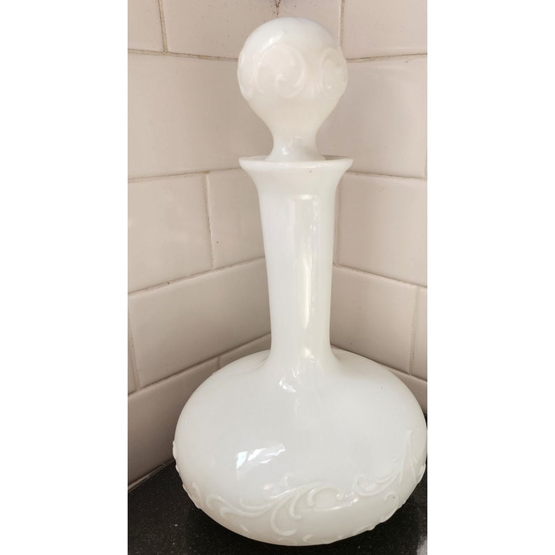 Antique Late 19th Century Victorian Milk Glass Milk Large - Etsy