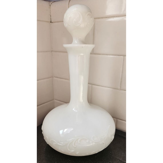 Antique Late 19th Century Victorian Milk Glass Milk L… - Gem