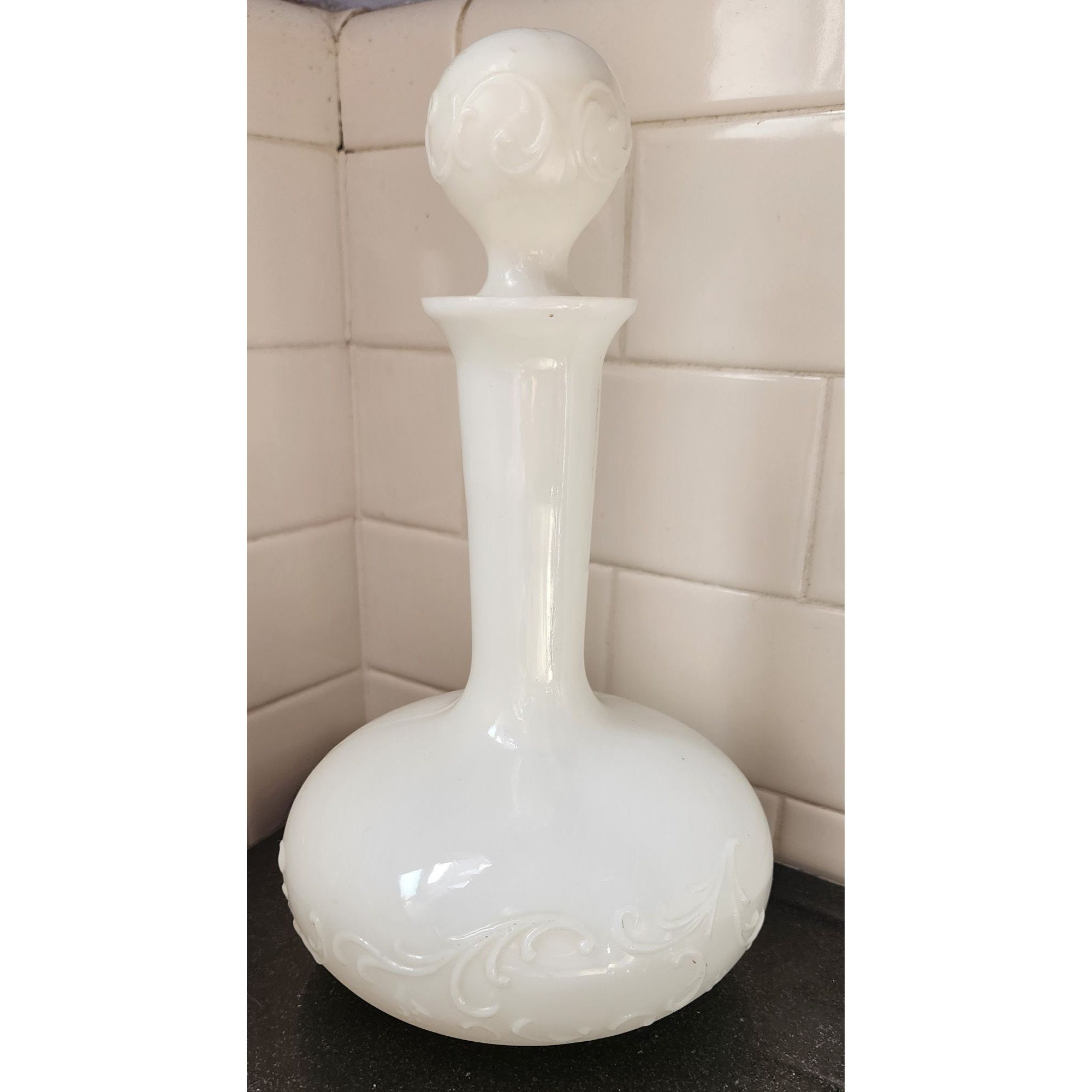 Antique Late 19th Century Victorian Milk Glass Milk Large - Etsy