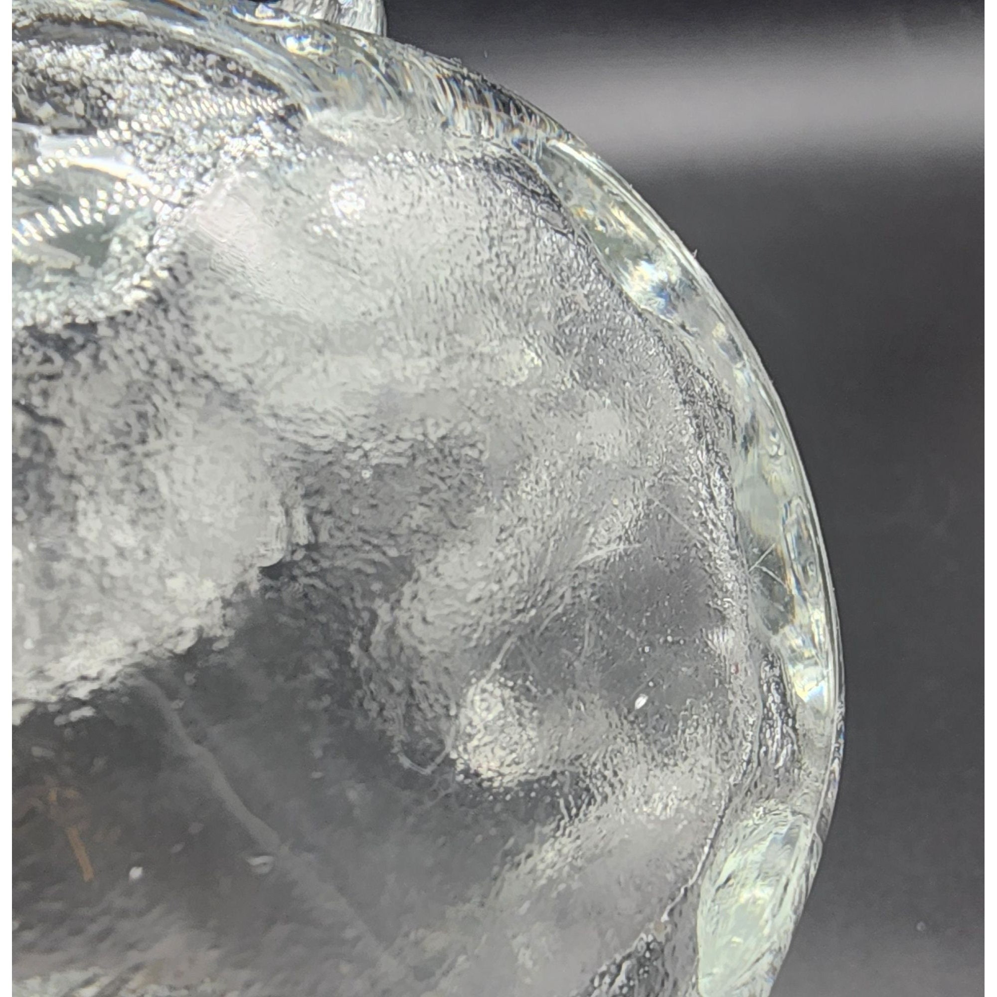 Vintage Kosta Boda Style Clear Glass Sunflower Votive Candle Holders ...