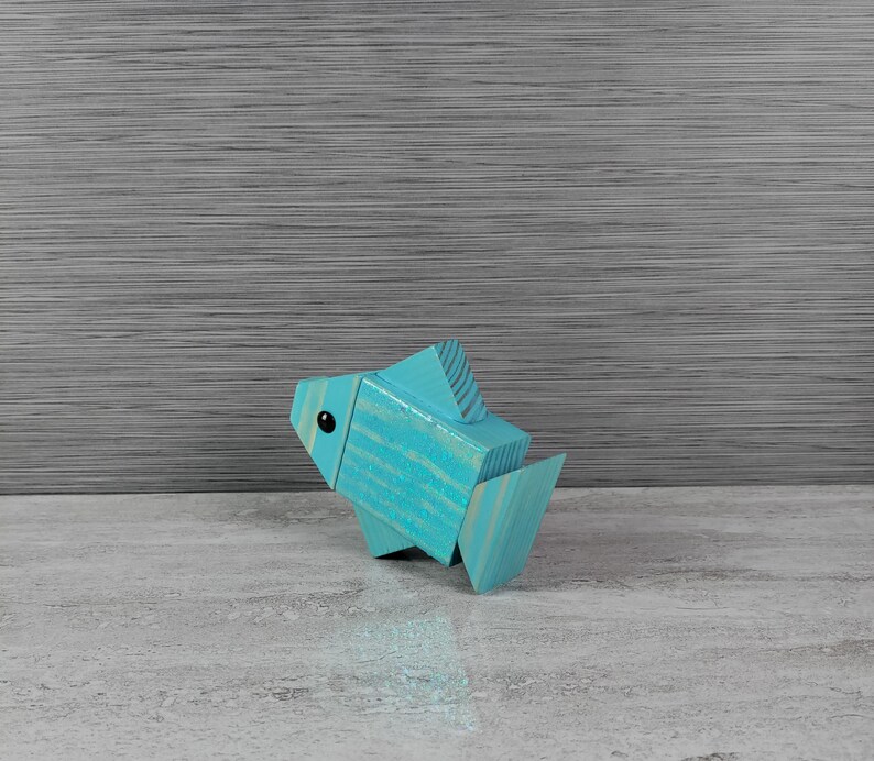 Wood Fish Sculpture, Fish Decor, Fish Gifts, Wall Art, Wall Decor ...