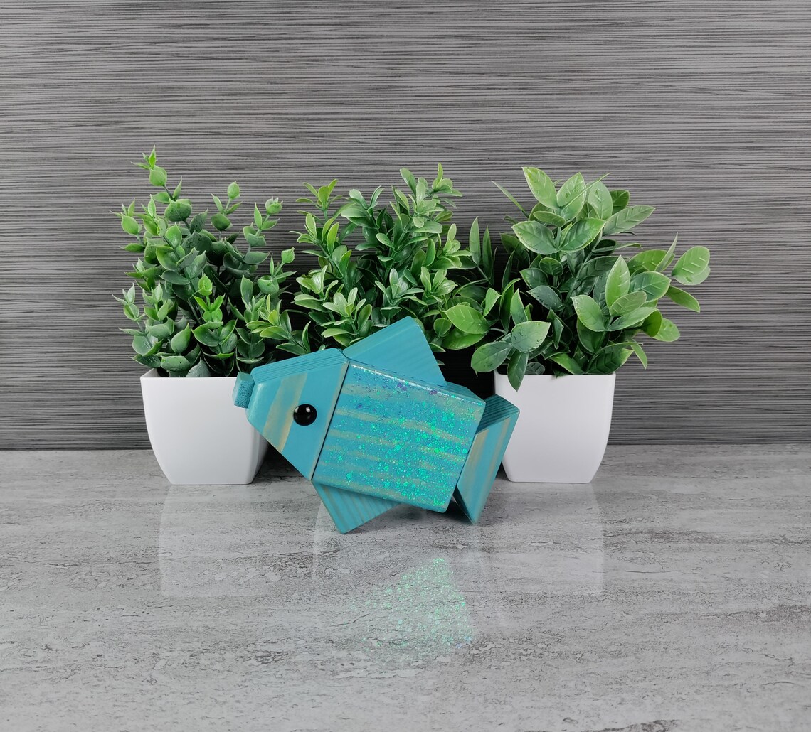 Wood Fish Sculpture, Fish Decor, Fish Gifts, Wall Art, Wall Decor ...